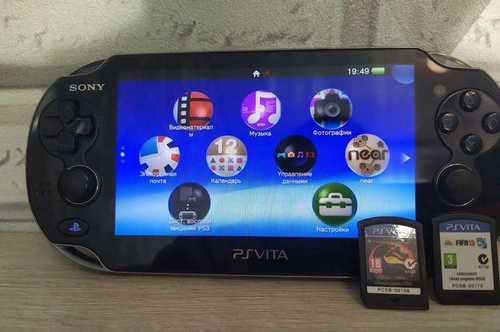 PS vita с 2 играми