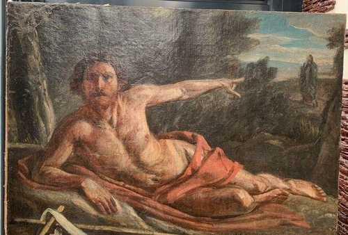 Картина "Иоанн Креститель" 18-19 век