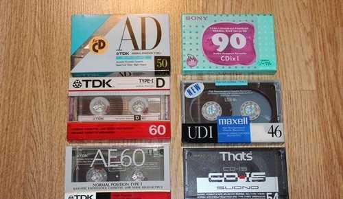 Аудиокассеты запечатанные япония тдк