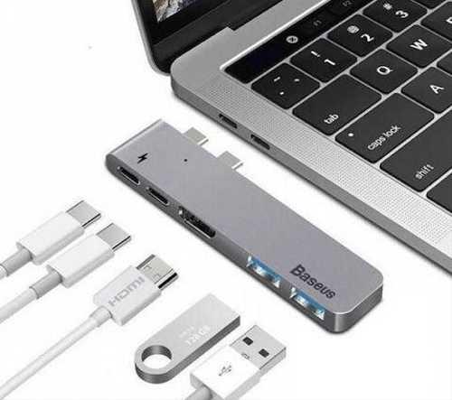 USB-концентратор Baseus Thunderbolt C+ Dual Type-C