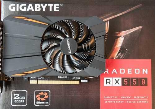 Видеокарта Gigabyte Radeon RX550 (на гарантии)