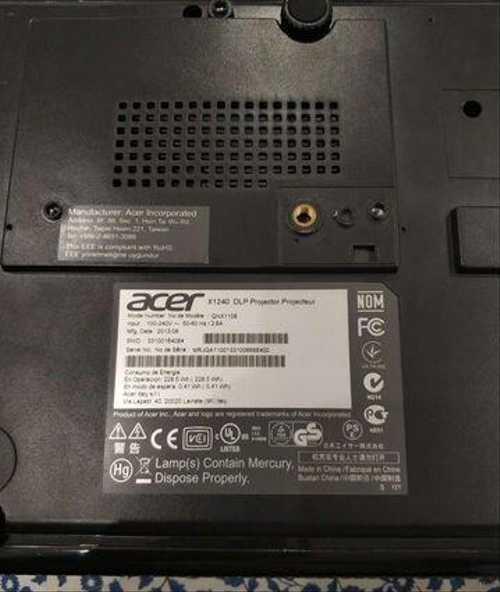 Проектор Acer X1240