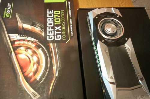 Gygabyte geforce GTX 1070 founders edition 8GB