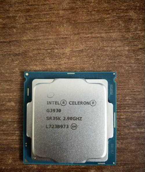 Intel Celeron G3930 в сборе