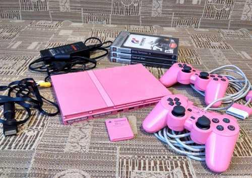 Sony Playstation 2 Pink (PS2) scph-77008 PAL