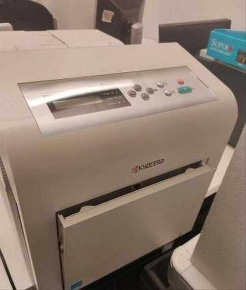 Принтер лазерный цветной kyocera
