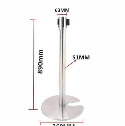 Мобильные ограждение с одной лентой