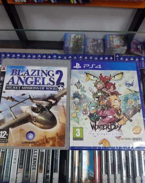 PS4 WonderBoy+PS3 Blazing Angels