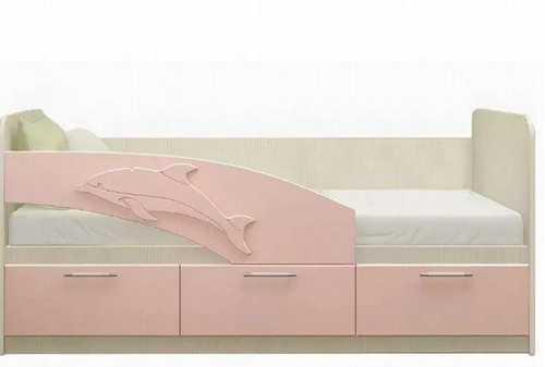 Детская кровать дельфин для девочки