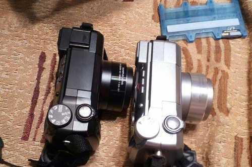 2 фотоаппарата Olympus с хорошими объективами
