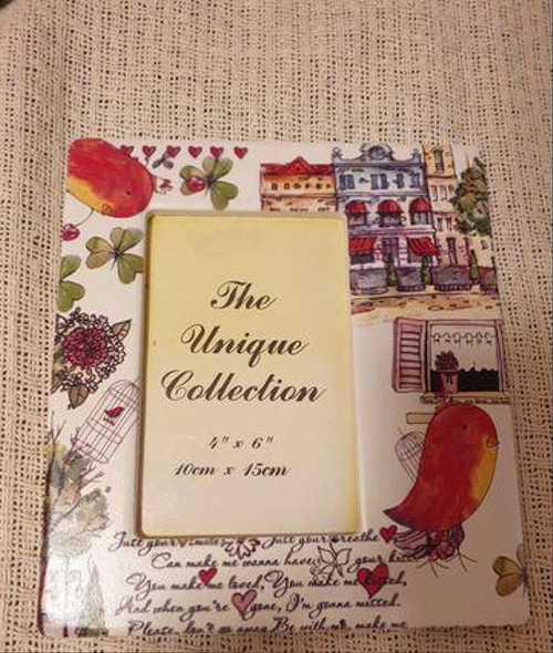 Фоторамка керамическая