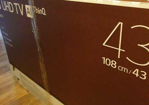 Новый телевизор LG 43" 108см, 4k Smart