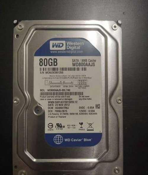 Hdd wd blue 80gb