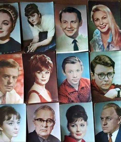 Коллекция открыток актёров советского кино