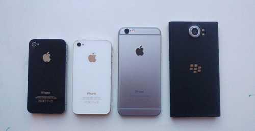Blackberry Priv; iPhone 6; iPhone 4s