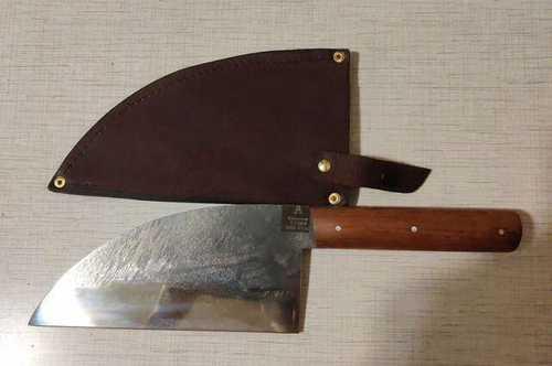 Сербский нож топорик тяпка Х12мф