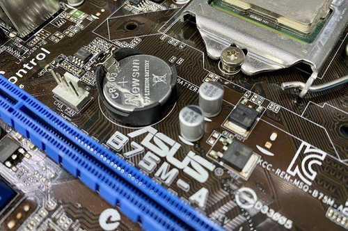 Материнская плата Asus B75M-A + CPU i3 3220
