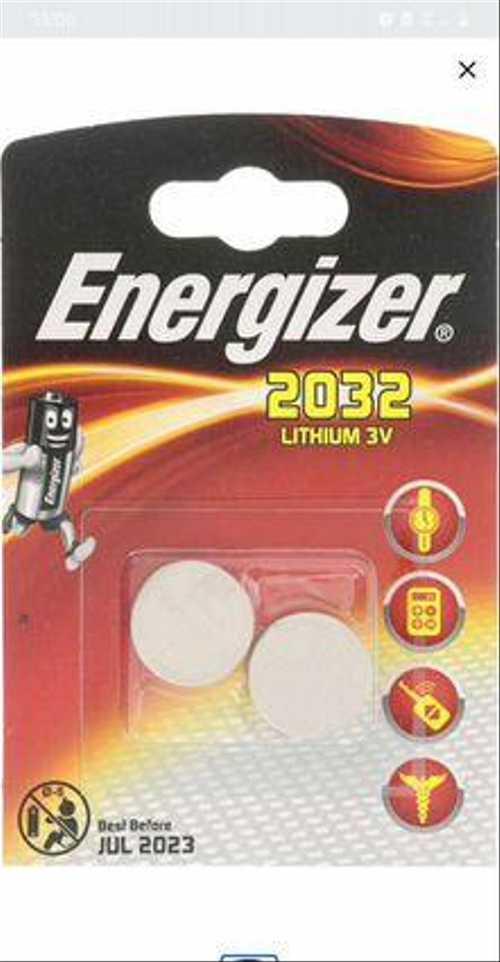 Батарейка Energizer 2032 lithium