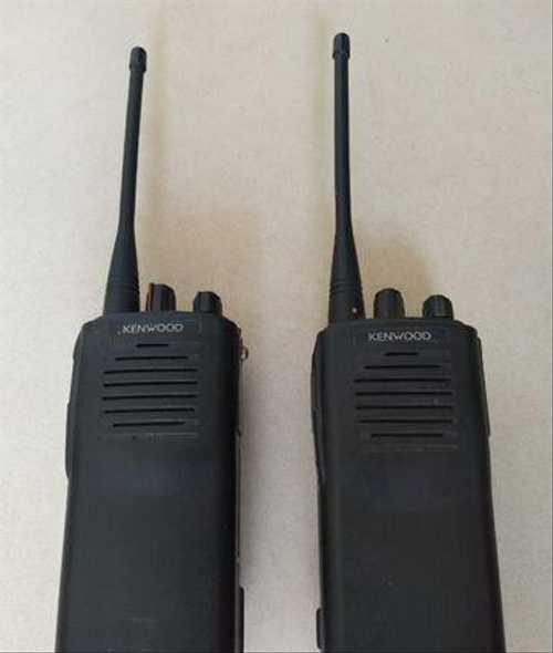 Две рации Kenwood TK-3107 (UHF). Оригинальные