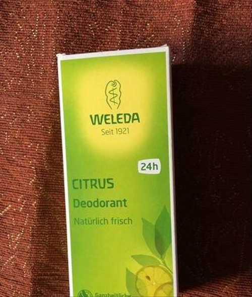 Дезодорант Weleda цитрус.Запечатанный