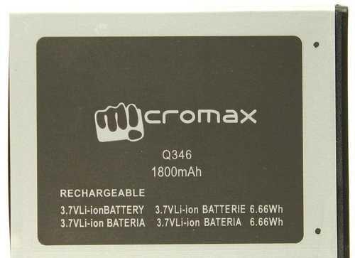 Аккумулятор Micromax Q346 Bolt / Q346L Оригинал