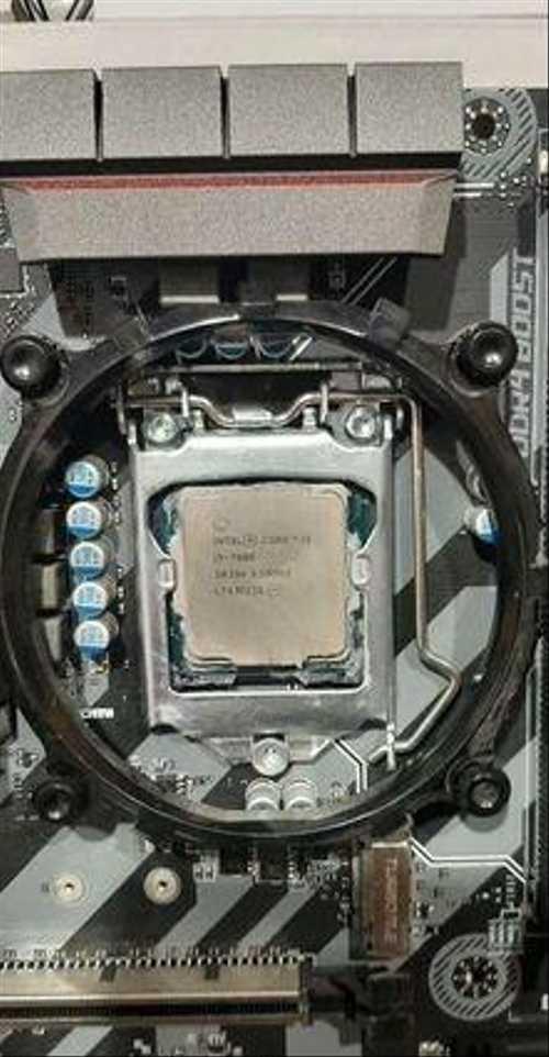 Intel core i5 7400 и msi b250m mortar