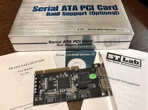 Контроллер ST-Lab A-171 (SATA PCI Card)