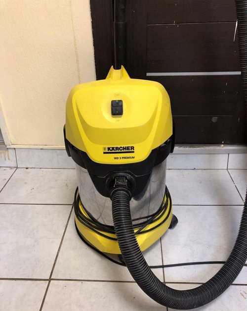 Профессиональный пылесос karcher WD 3 Premium