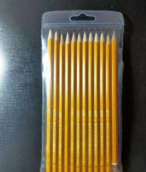 Набор карандашей Koh-i-Noor (2H, H, HB, B, 2B, 5B)