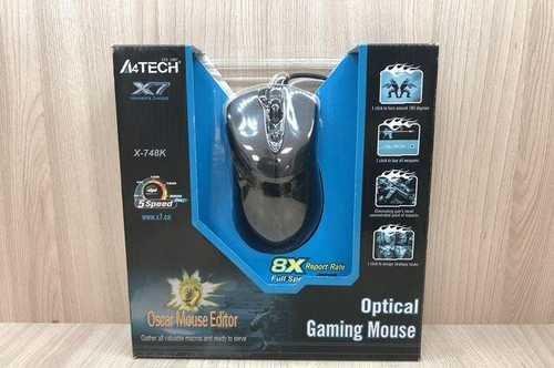 Игровая мышь A4 Tech Oscar Gaming Mouse X-748K