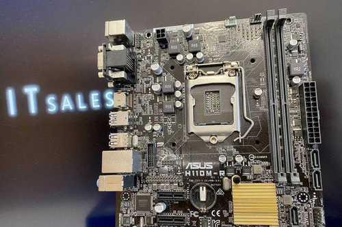 Материнская плата asus H110M-R, LGA 1151