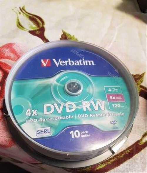 Диски болванки DVD-RW CD-R Verbatim TDK Philips