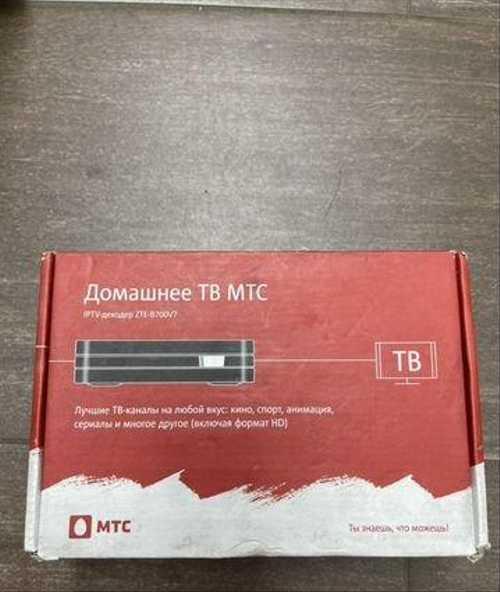 МТС Домашнее тв ZTE-B700V7 TV приставка