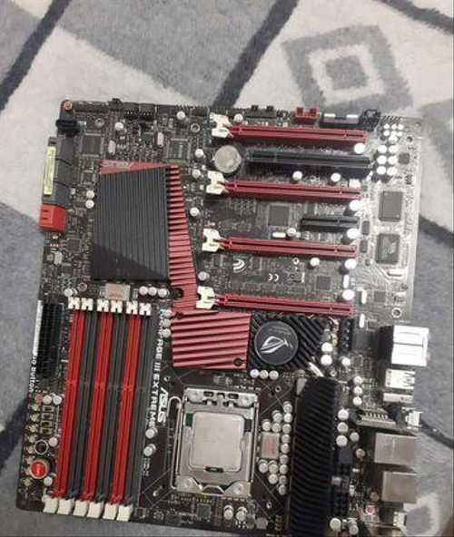 Asus rampage III extreme + i7 950 + кулер