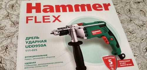 Дрель ударная Hammer Flex UDD950A