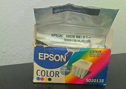 Epson S020138 Картридж цветной