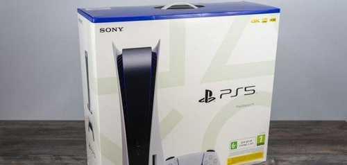 Sony Playstation 5 + доп. геймпад + год подписки