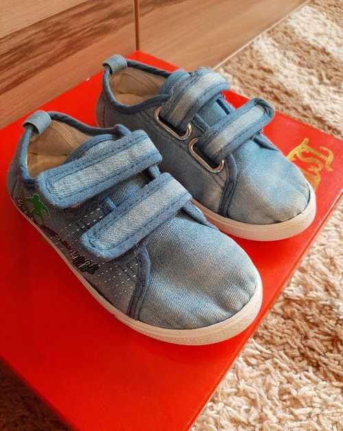 Кеды детские (джинсовые)