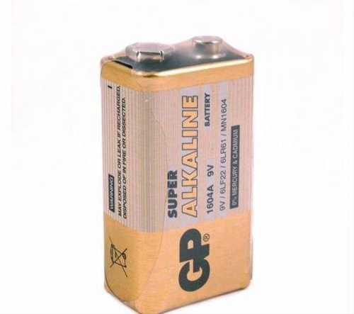 Батарейка GP Super "Крона", 9V, 6LR61