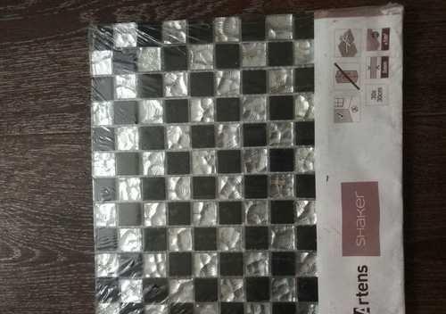 Мозаика Artens Shaker 30*30 черная и микс с серебр