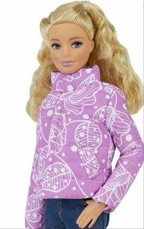 Дизайнерская куртка-пуховик для куклы Barbie и Ken