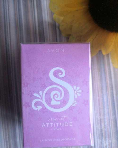Туал вода avon secret attitude star, 50 ML, новая