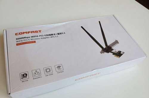 Сетевая карта адаптер Comfast 3000M PCI-E PC Wifi