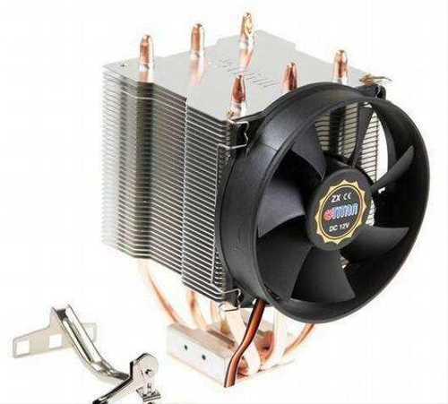 Башня кулер Titan 6 трубок 140Вт для AMD