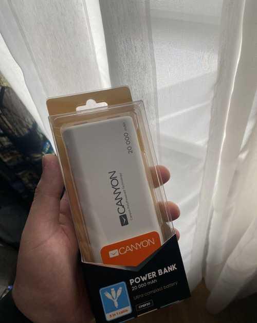 Пауэрбанк canyon 20000mah
