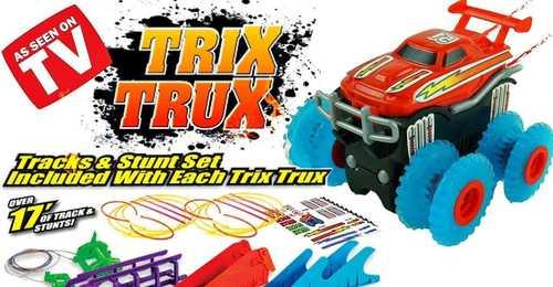 Чудо машинки Trix Trux машинка и большая трасса