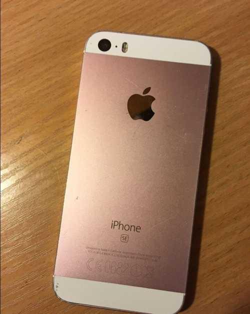 iPhone SE розовый 64гб