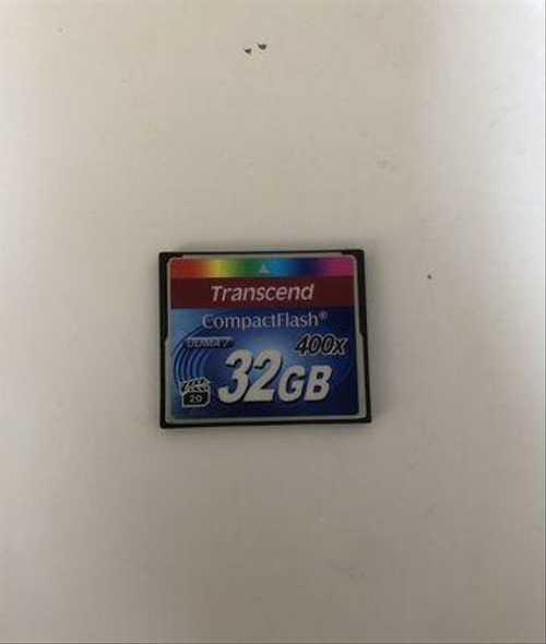 Transcend CompactFlash 400x 32 гб