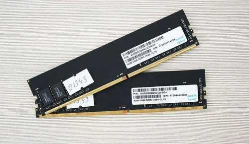 Оперативная память DDR4 8 GB 2666 MHz apacer