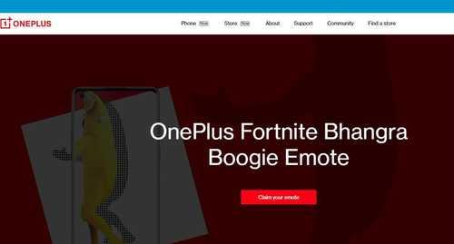 Код Fortnite от Oneplus